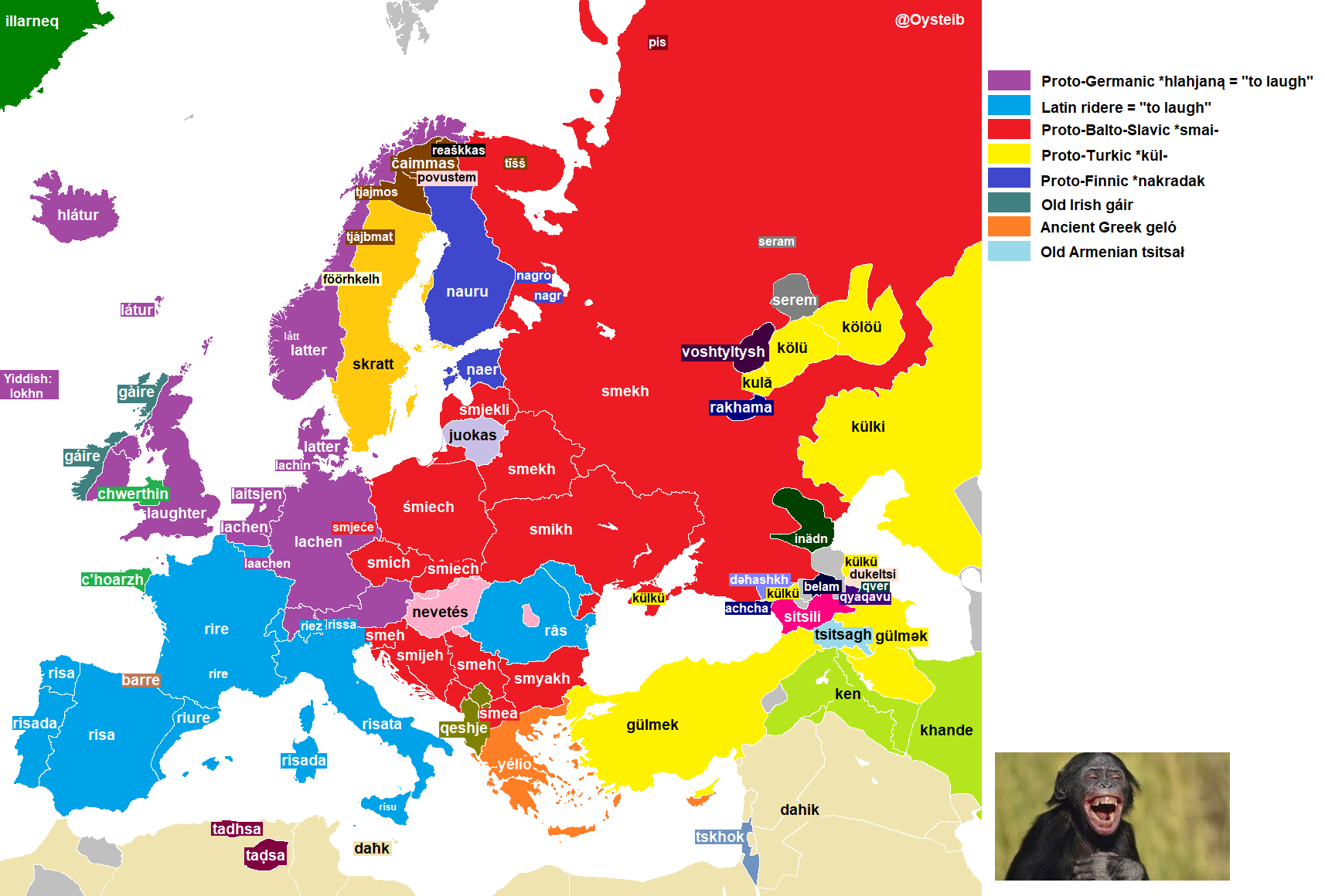 The Word Laughter In Different Languages