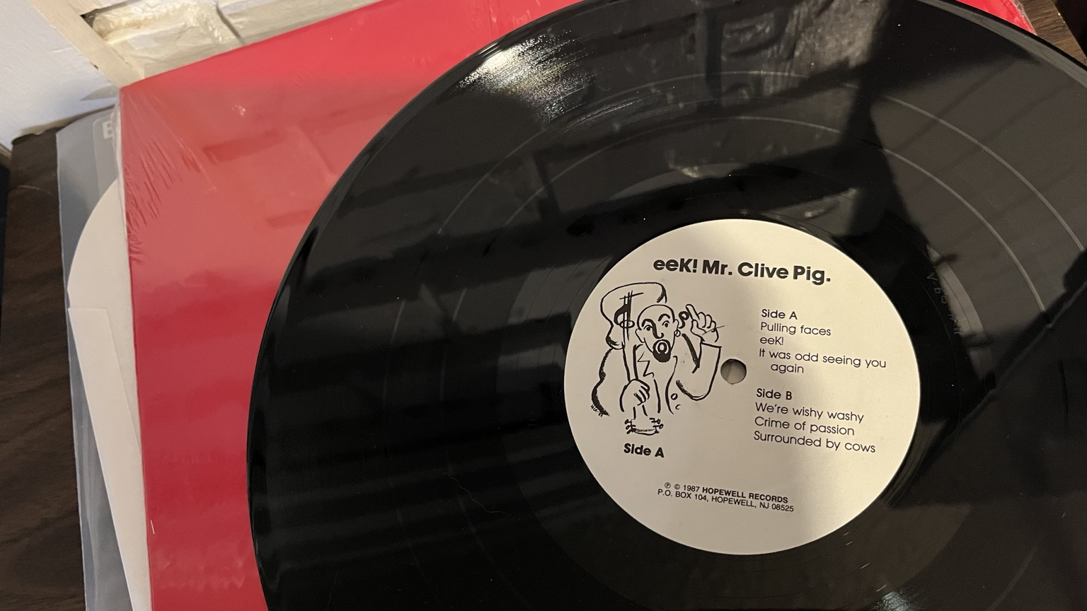 The Vinyl Ape 🦍: "MR. CLIVE PIG Eek! 1987 U.S. pressing A bit of a ...